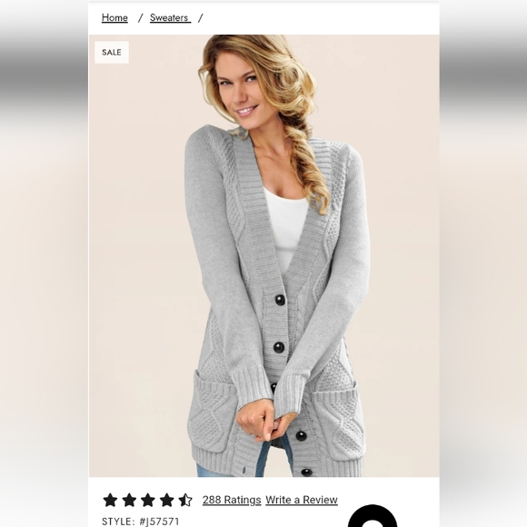VENUS | Sweaters | Cable Knit Cardigan | Poshmark